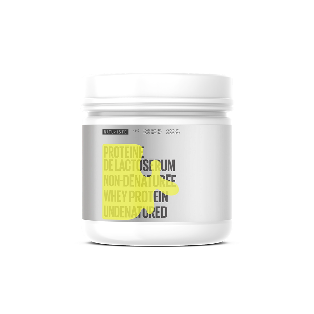 WHEY PROTEIN UNDENATURED - CHOCOLATE - 454G – Naturiste