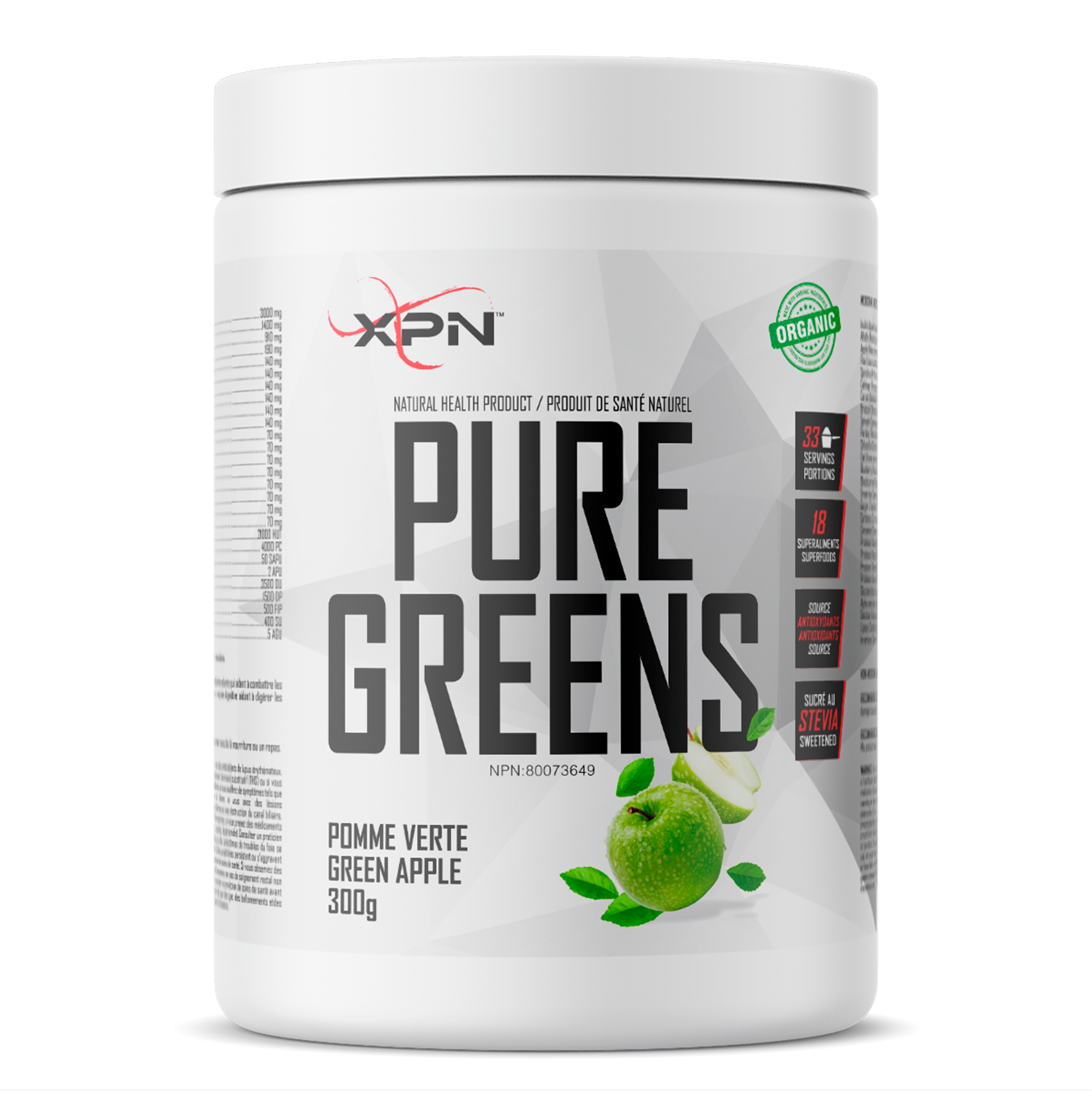 XPN PURE GREENS – Naturiste